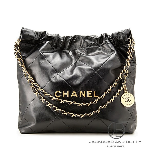 CHANEL 22 スモール ハンドバッグ ブラック 黒[AS3260 B19059 94305] CHANEL 22 Small ...
