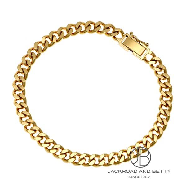 K18 2面 シングル 20g 18cm ブレスレット 造幣局刻印有り[] Kihei Bracelet Gold | 喜平 中古 ジュエリー