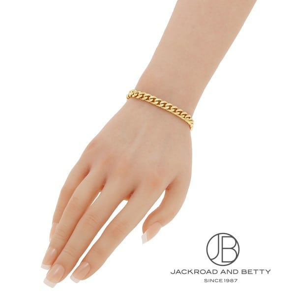 K18 6面 シングル 30.3g 18cm ブレスレット 造幣局刻印有り[] Kihei Bracelet Gold | 喜平 中古 ジュエリー